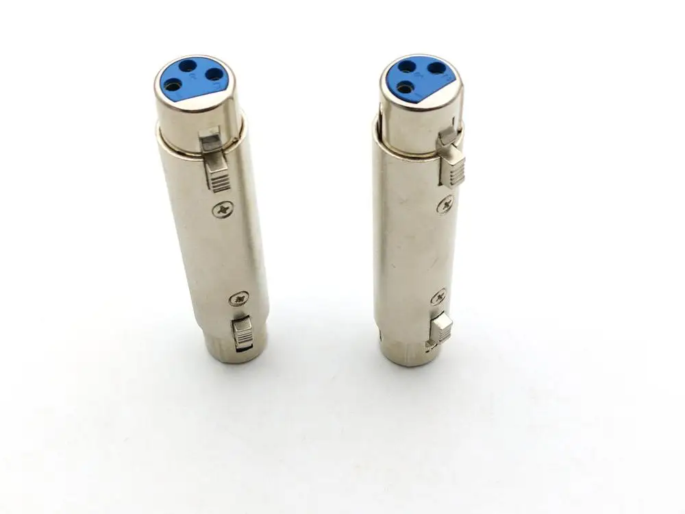Conector-de-micr-fono-de-Audio-XLR-hembra-a-hembra-3-pines-adaptador ...