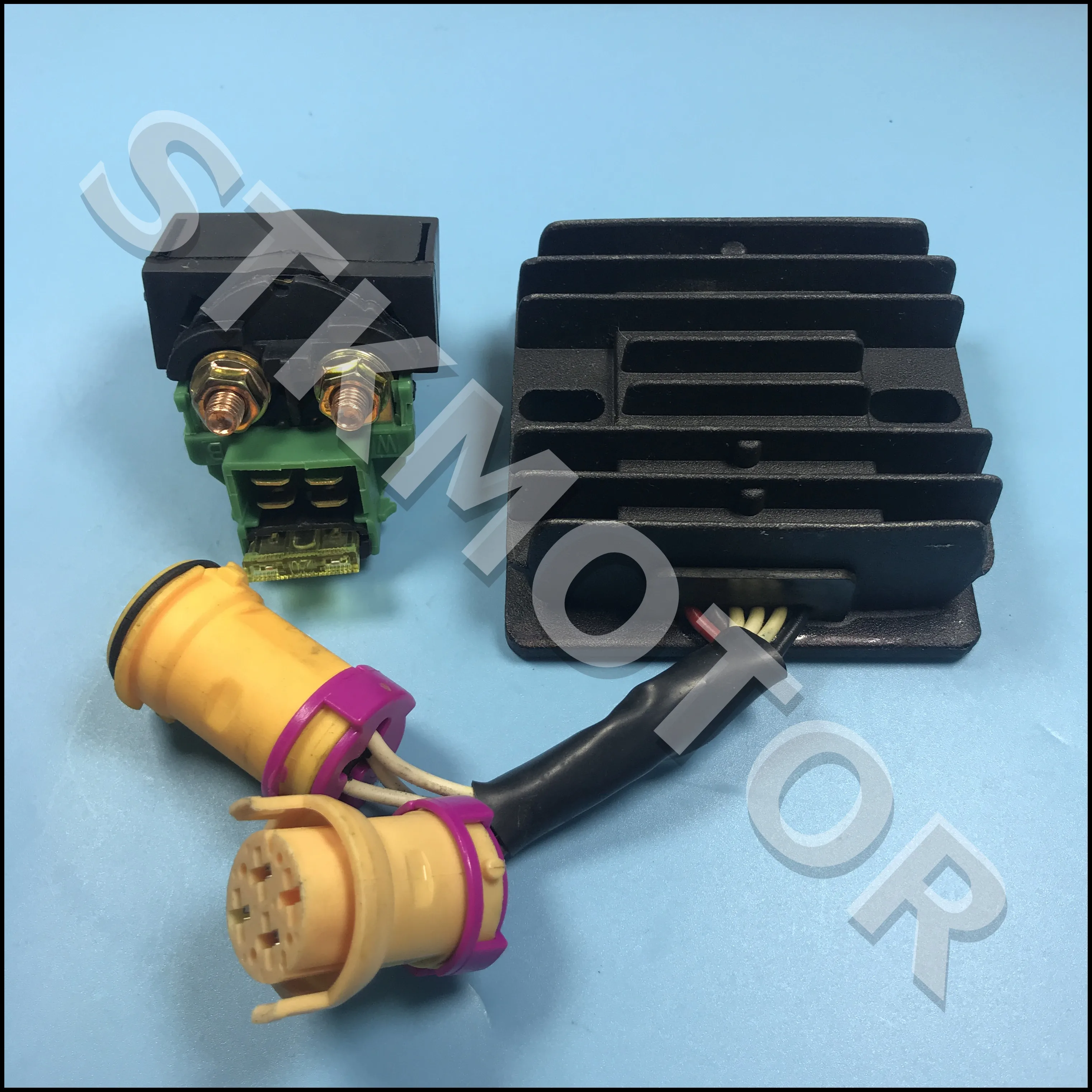 JS250 Jianshe 250CC ATV regulador de voltaje Quad rectificador + relé ...