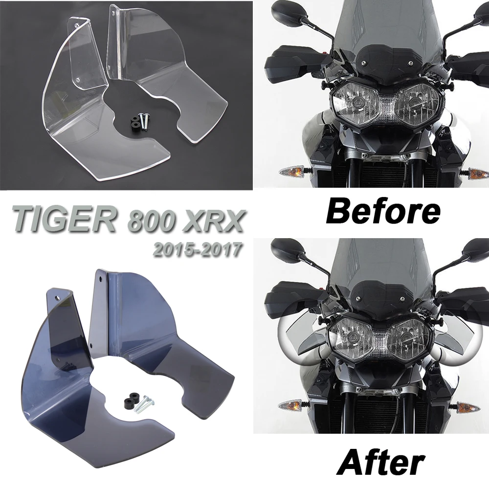 For TIGER 800 XRX 2015-2017 Motorcycle Shroud Windshield Windscreen ...