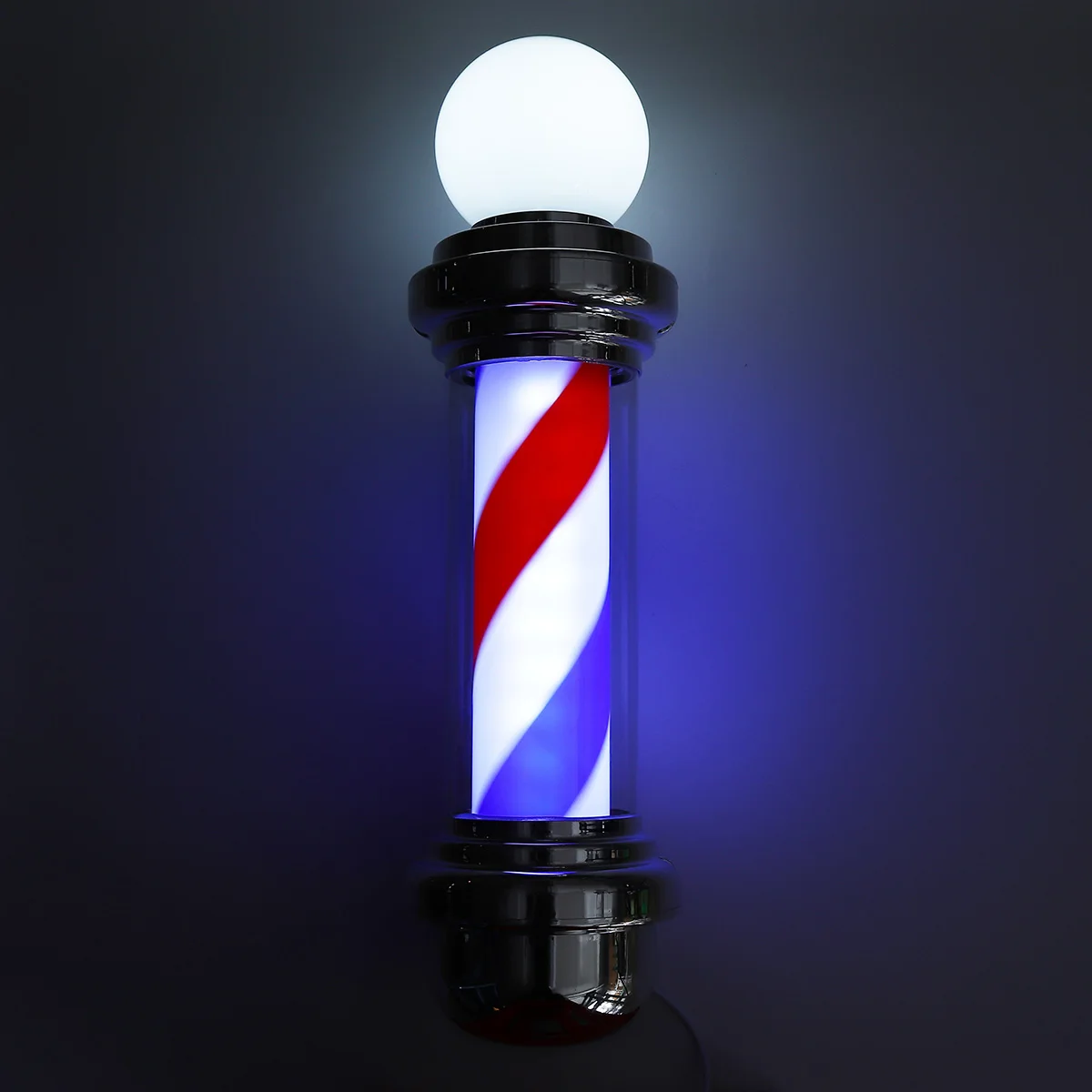 Sale Rotating light lamp Barber Pole Led Light Hair Salon light with ...