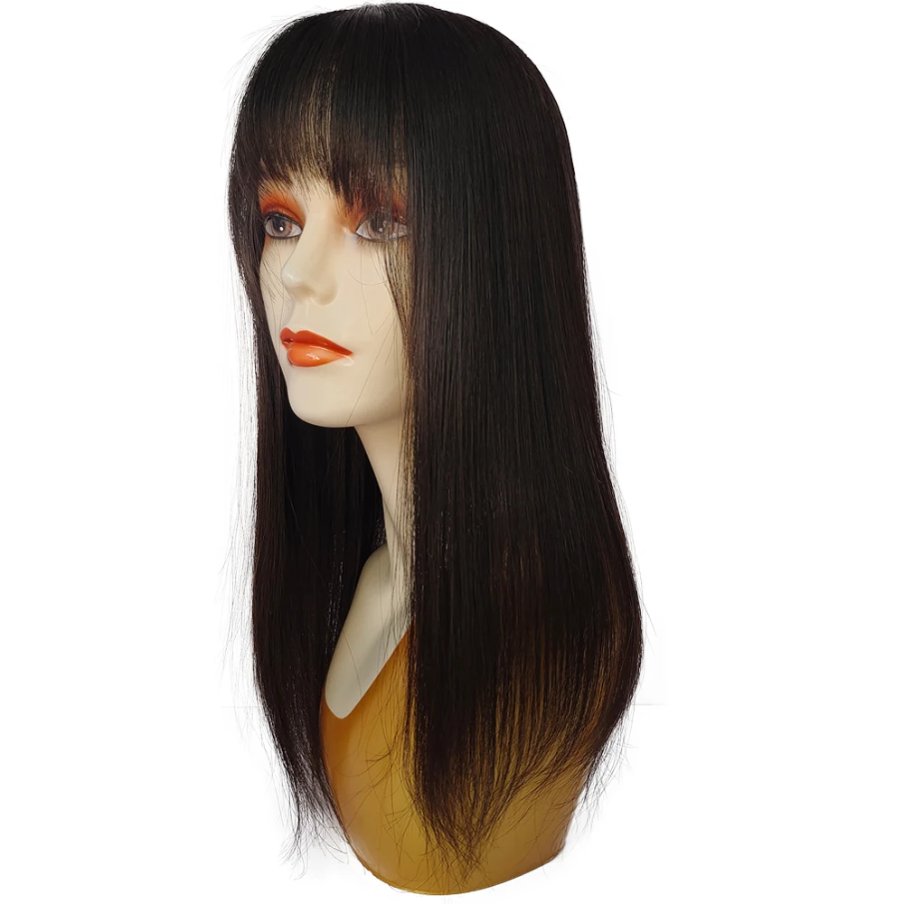 4D-Fringe-Overlay-Virgin-European-Human-Hair-Topper-with-Bangs-13X12CM ...