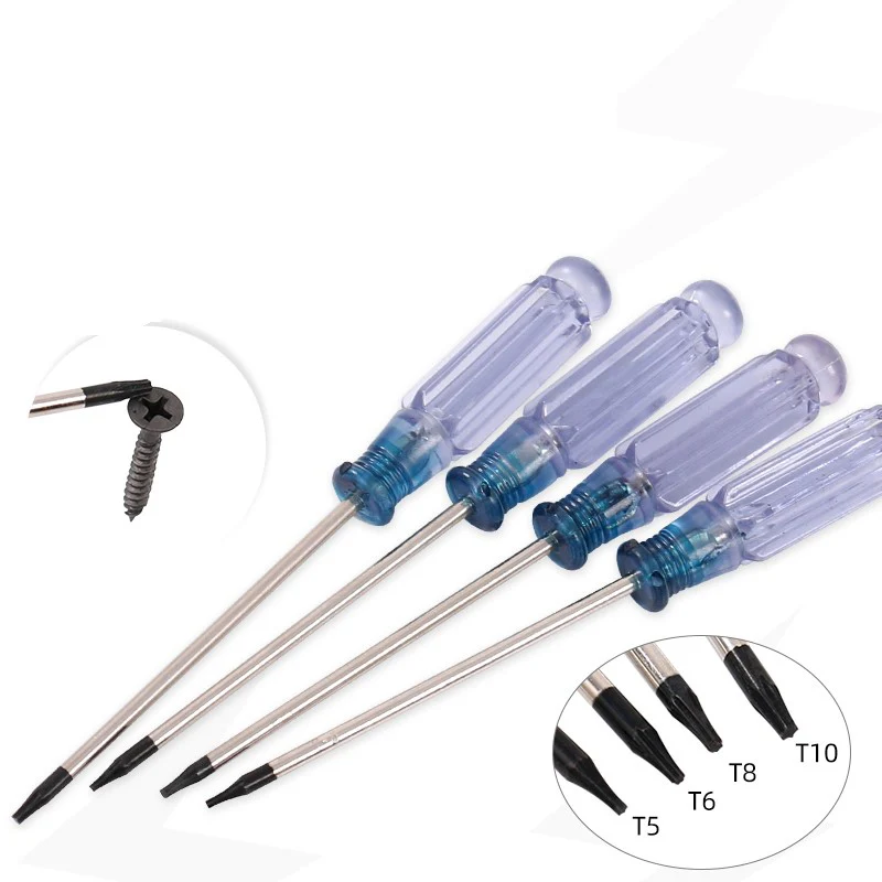 4PCS Torx Security Screwdriver Tamper Proof Screwdriver Star Torx T5 T6 ...
