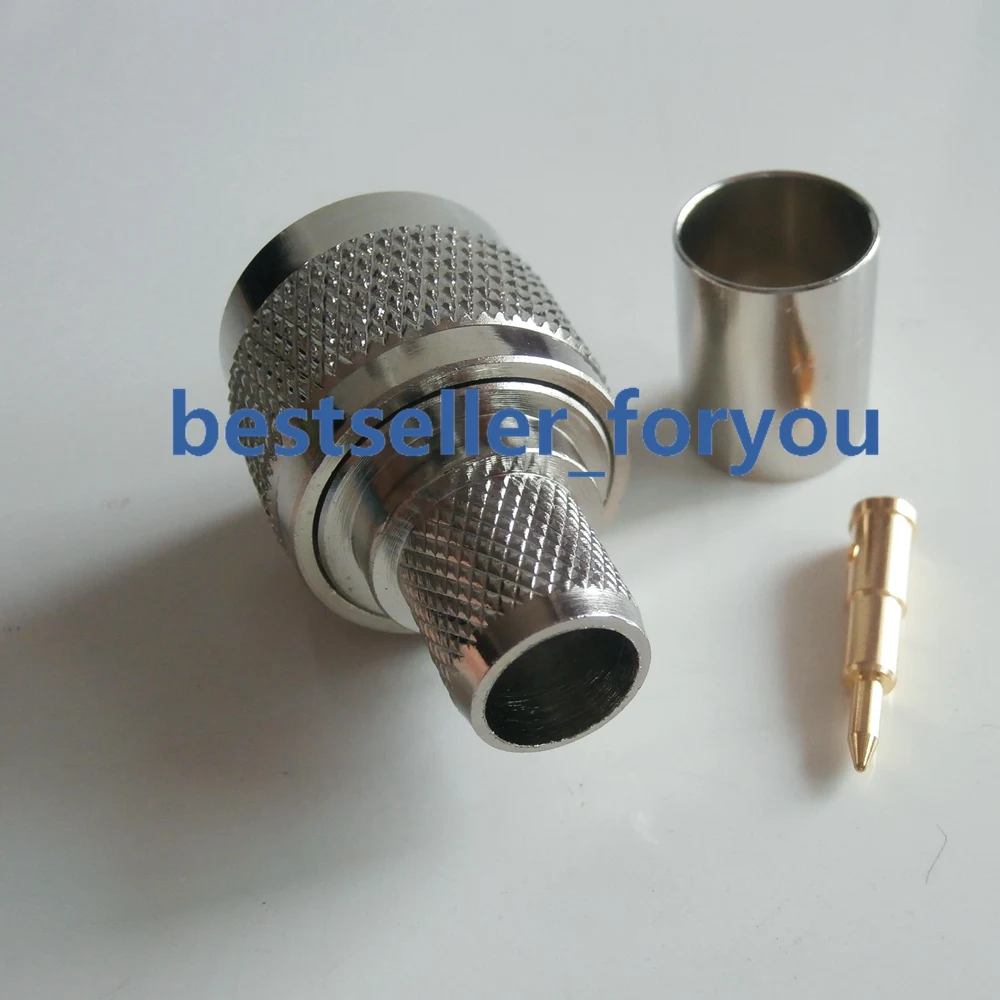 CONECTOR N Male Connector Plug Crimp RG8 RG213 LMR400 50-7DFB Cable RF Connector
