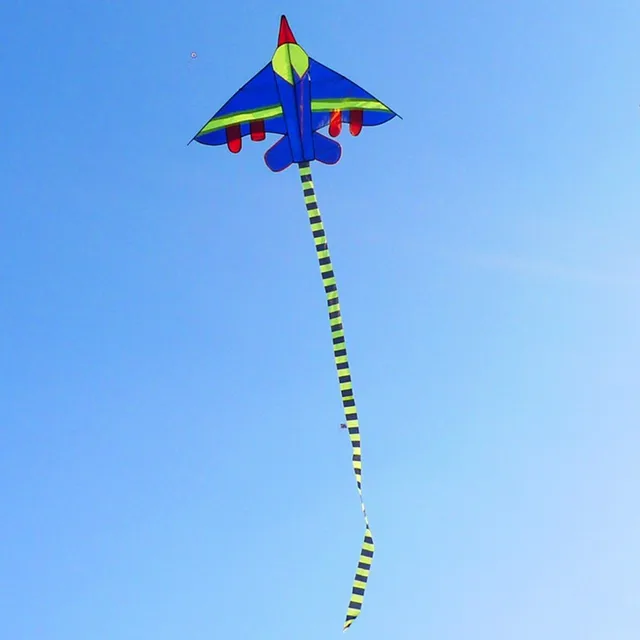 Jet Fighter Kites 2) 31" Blue Angels + Thunderbirds F 16 Dual Control