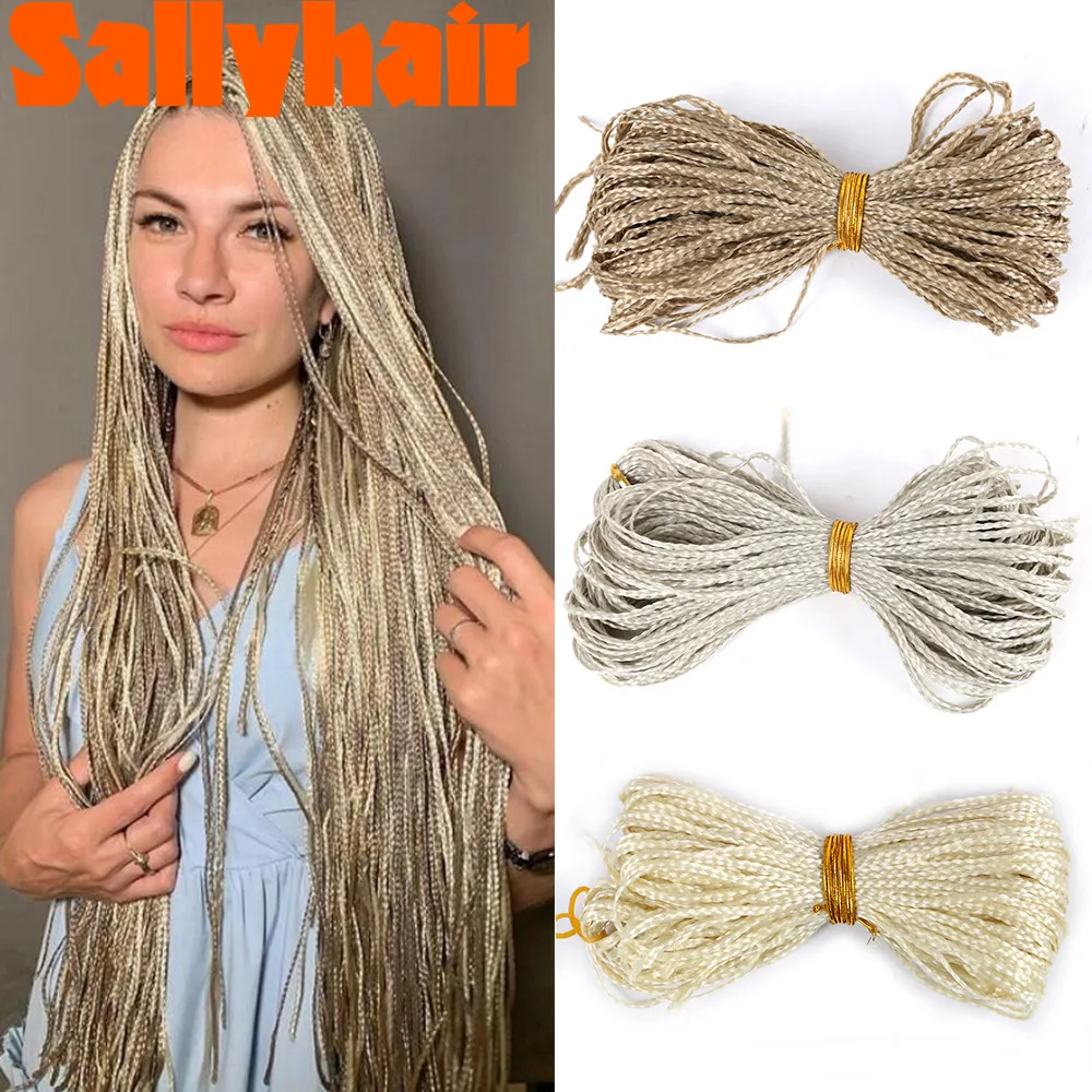Sallyhair-Synthetic-Braids-Thin-Box-Braids-Crochet-Braiding-Hair ...