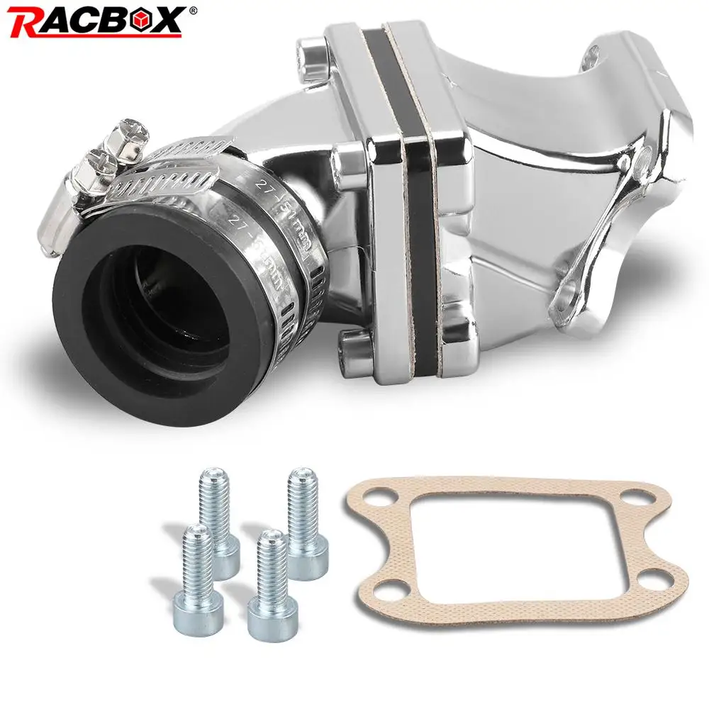 Performance-Intake-Manifold-With-Reed-Valve-For-2-Stroke-Scooter-DIO ...