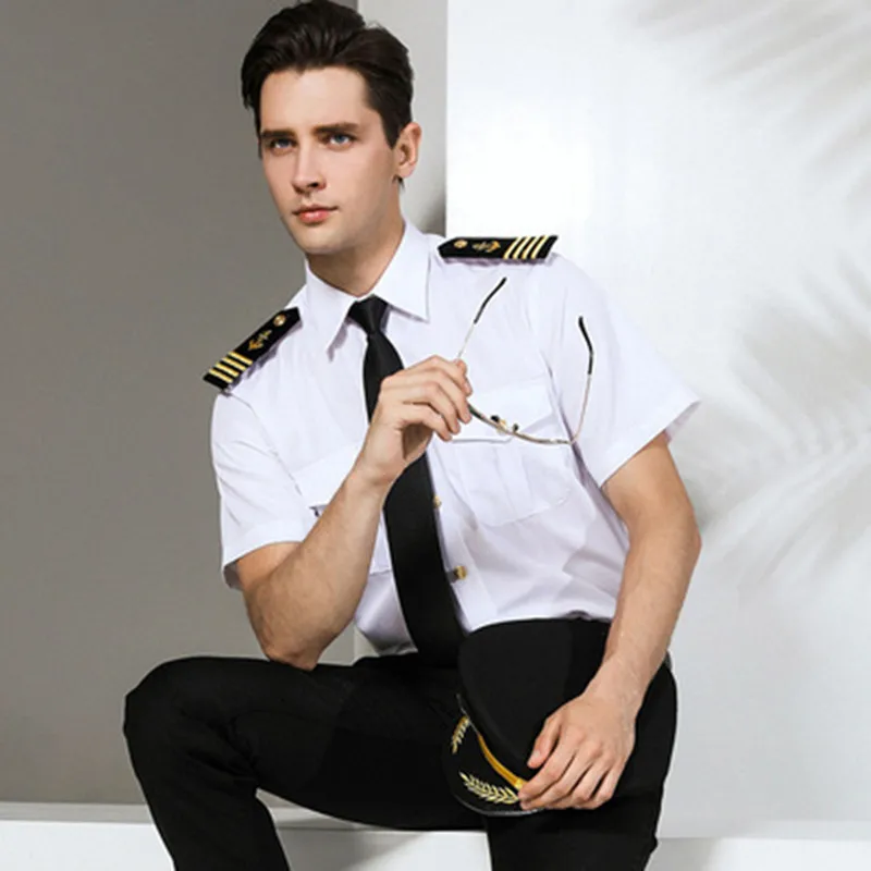 Airline Pilot Uniform White