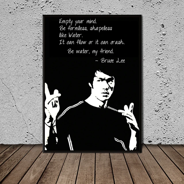 Bruce Lee Motivational Poster