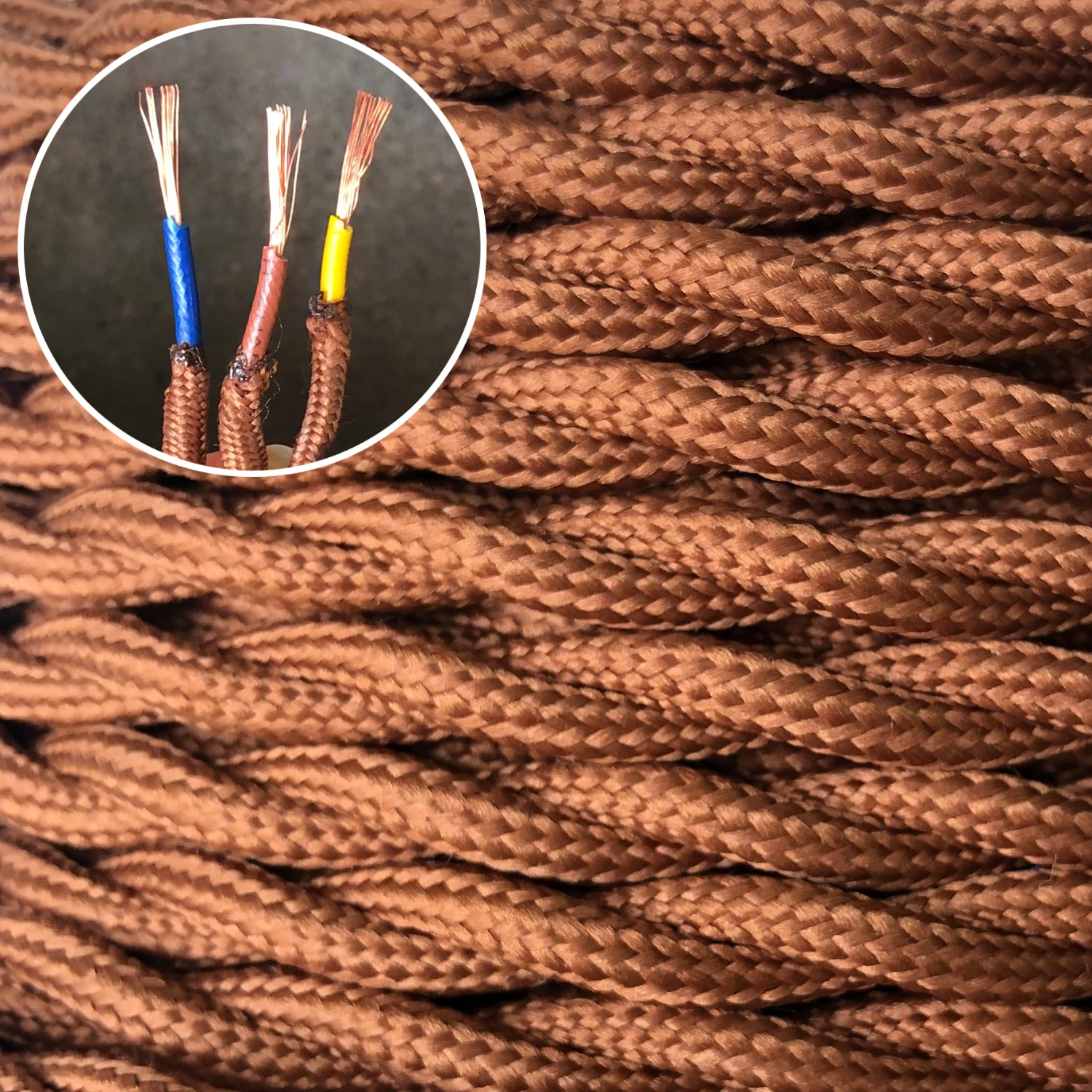 Old Woven Cable Flex Phone