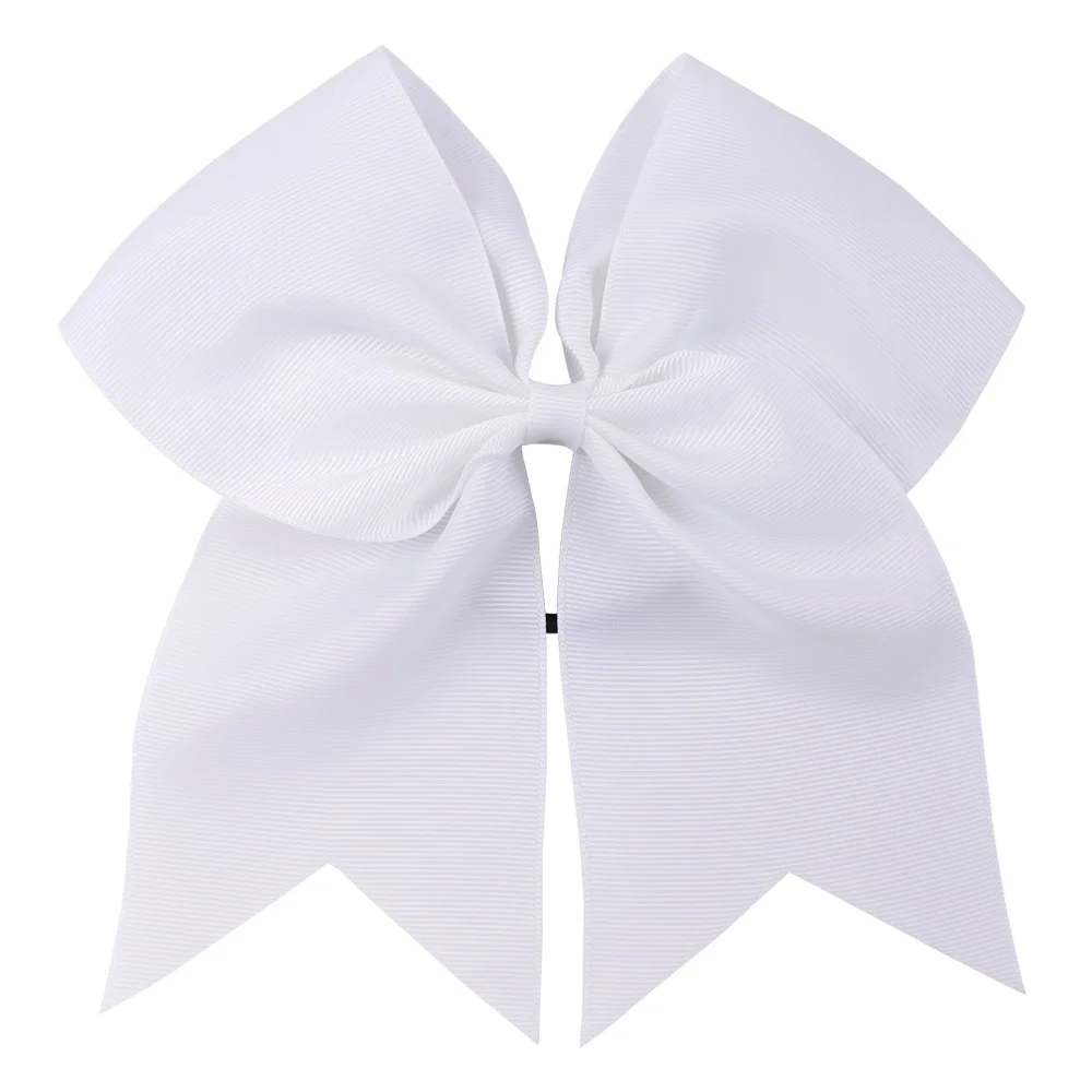 Plain White Cheer Bow