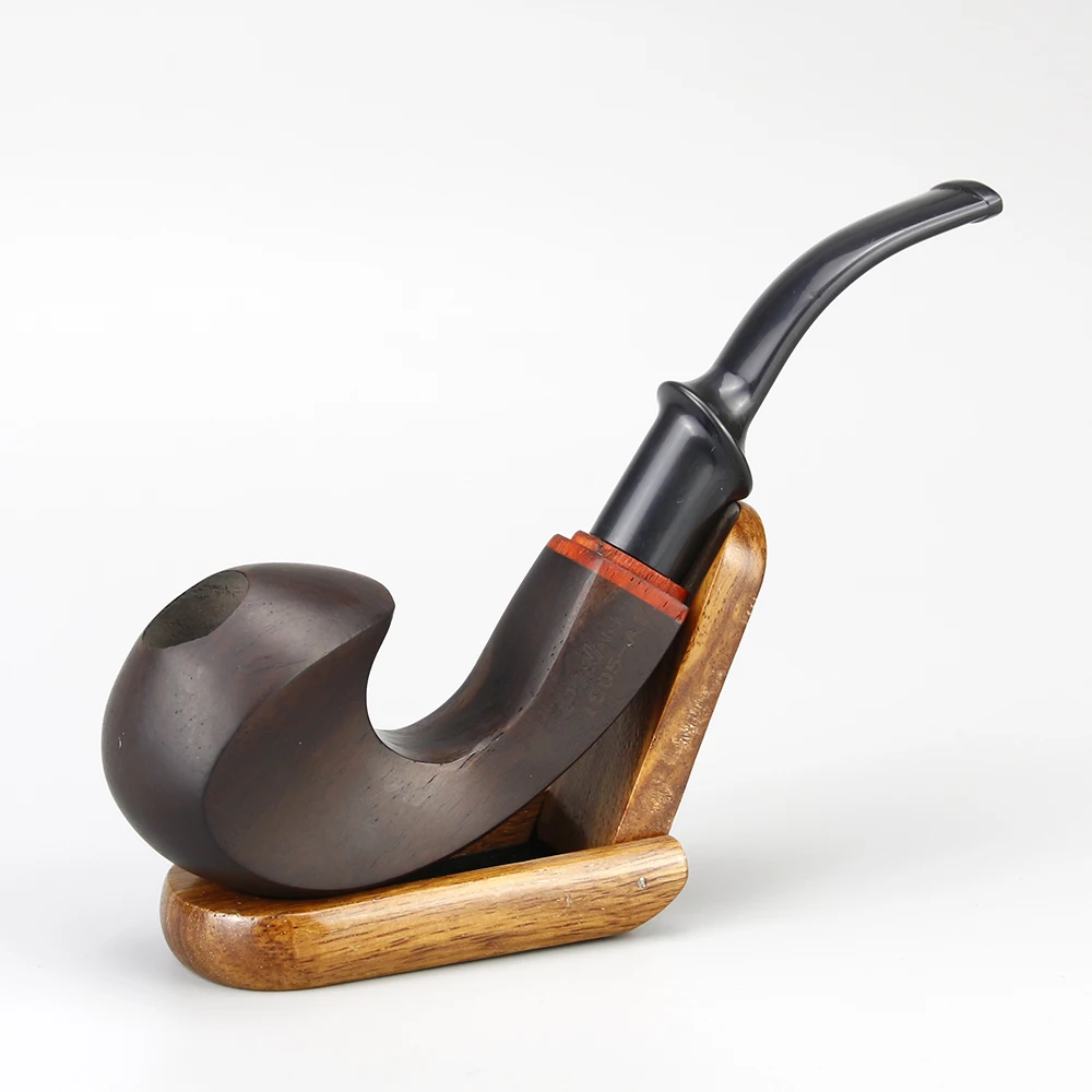 Vintage 16cm Long Wooden Pipe Best Bent Smoking Pipe free tools gift ...