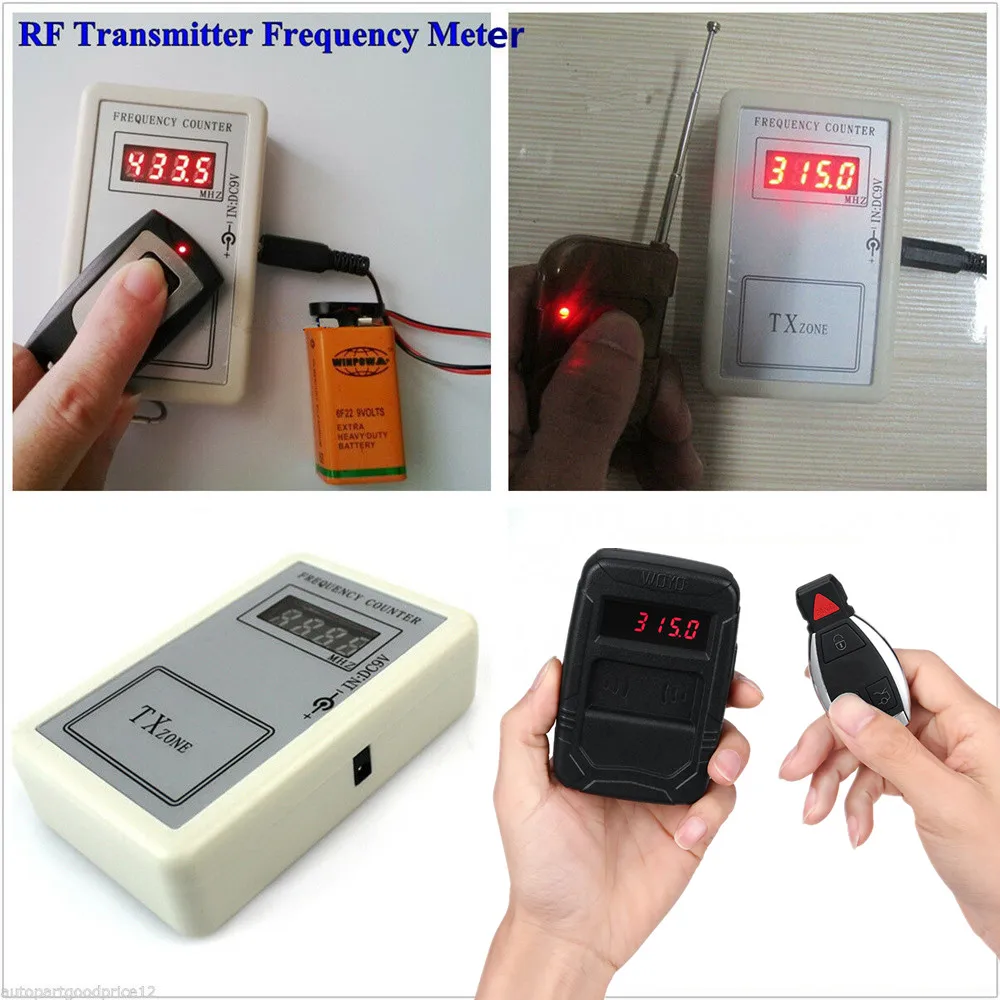 Handheld Remote Control Frequency Meter 250-1000mhz Rf Transmitter ...