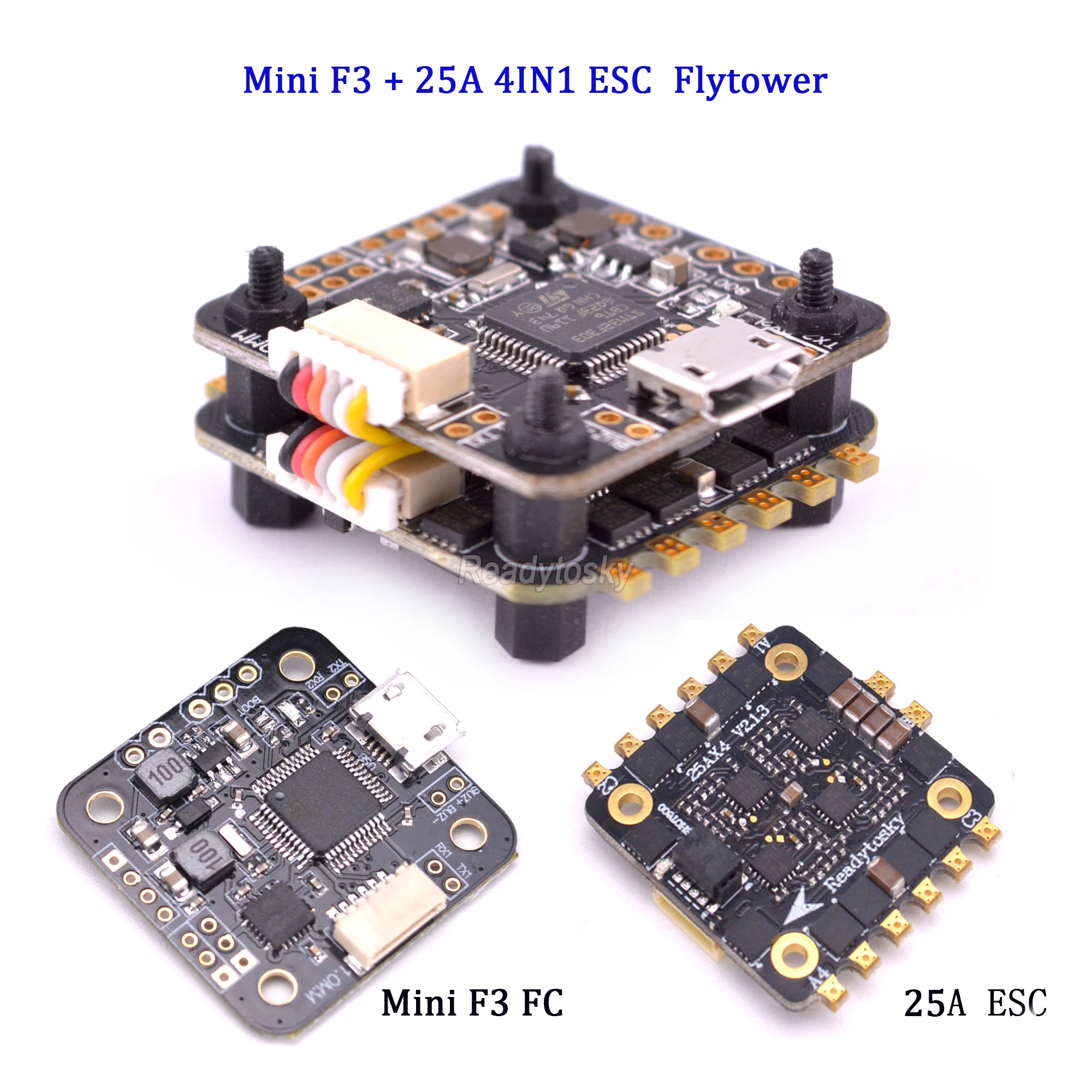 Flytower tablero controlador de vuelo Mini F3 / F4 NOXE V3, OSD ...