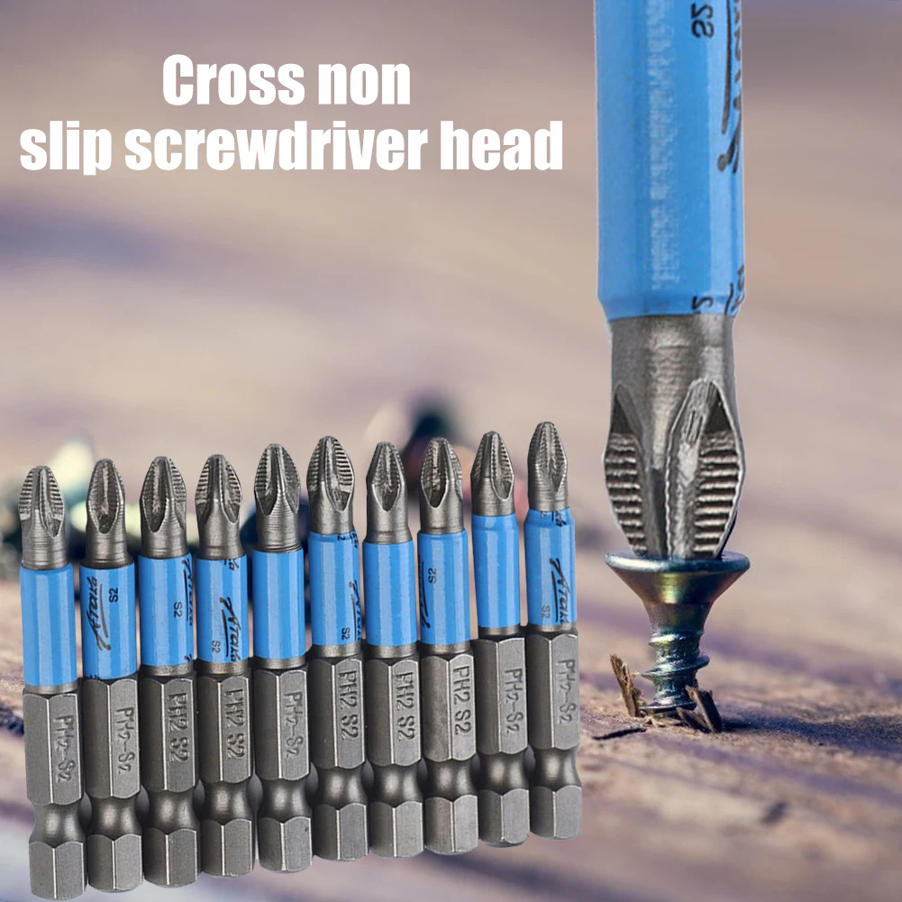 50mm-PH2-S2-Cross-Bit-Drill-Head-Screwdriver-Bits-Anti-Slip-Electric ...