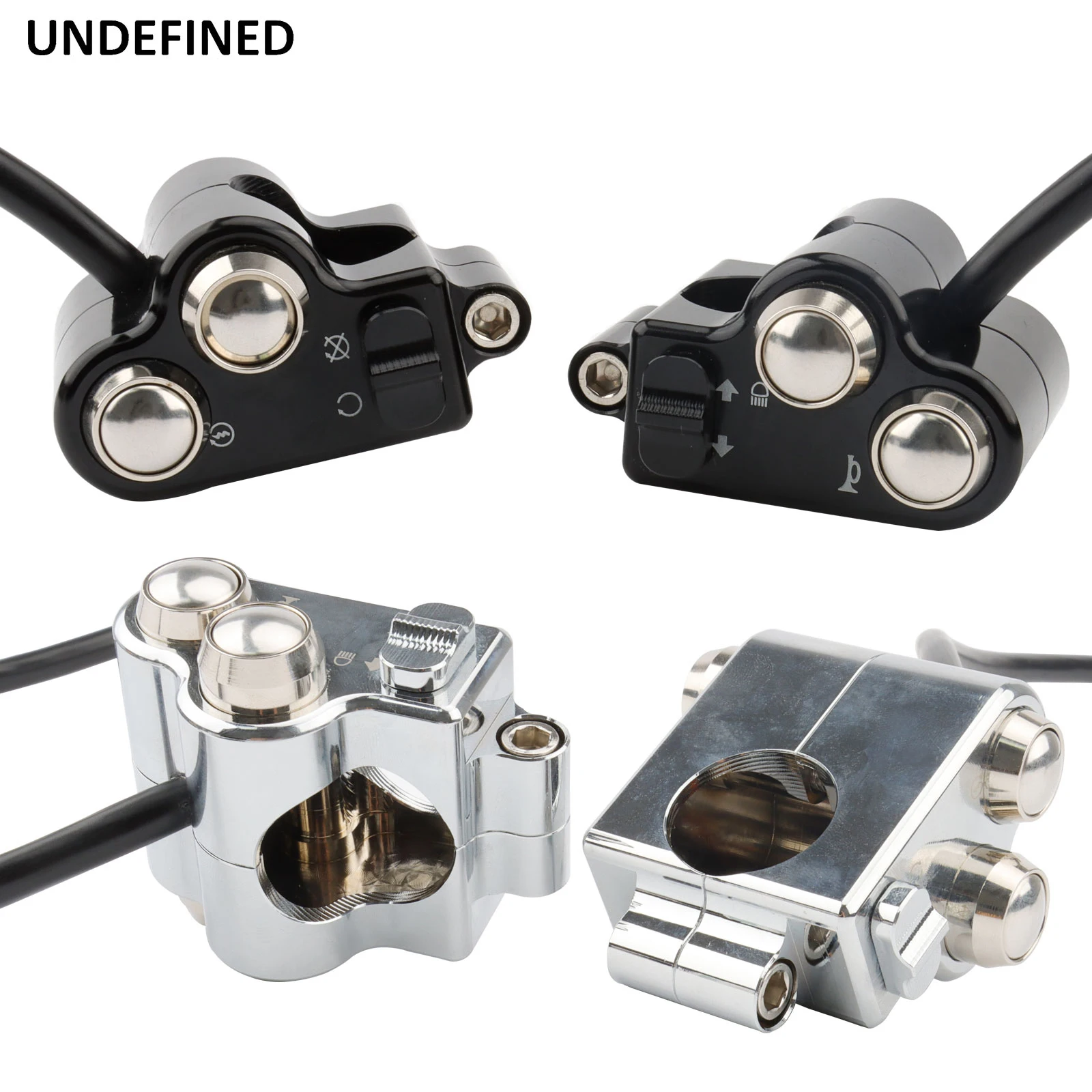 1"25mm Handlebar Switch Motorcycle Turn Signal Horn Button for Honda ...