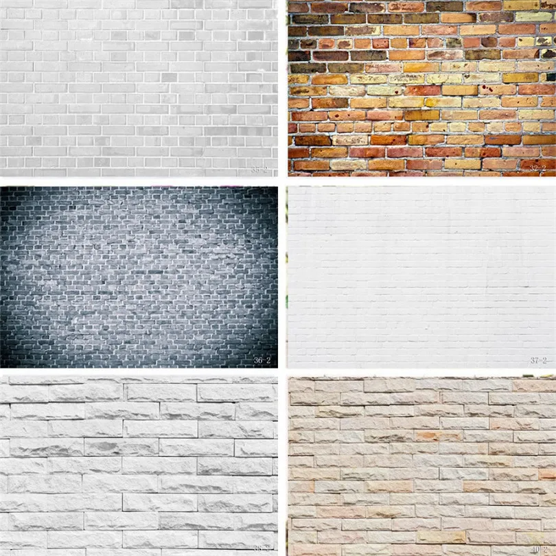Nitree Photo Studio Photography Props Backdrop Gray Retro Brick Wall ...