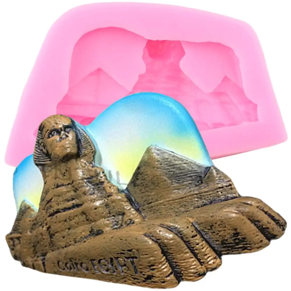 3d Craft Egyptian Pyramids Silicone Molds Diy Fondant Cake Decorating ...