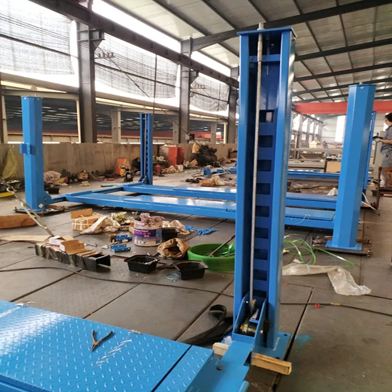 Four Post Car Lift Loading Capacity 3500kg For Wheel Alinger - Lifting ...