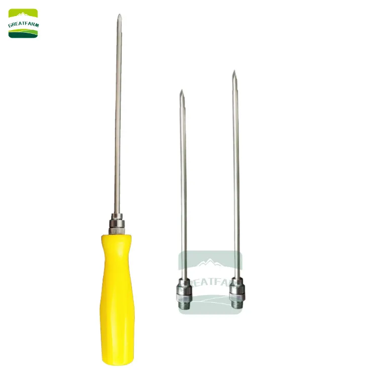 Cow venting Sheep Bleeding Needle Veterinary Stainless Steel Rumen ...