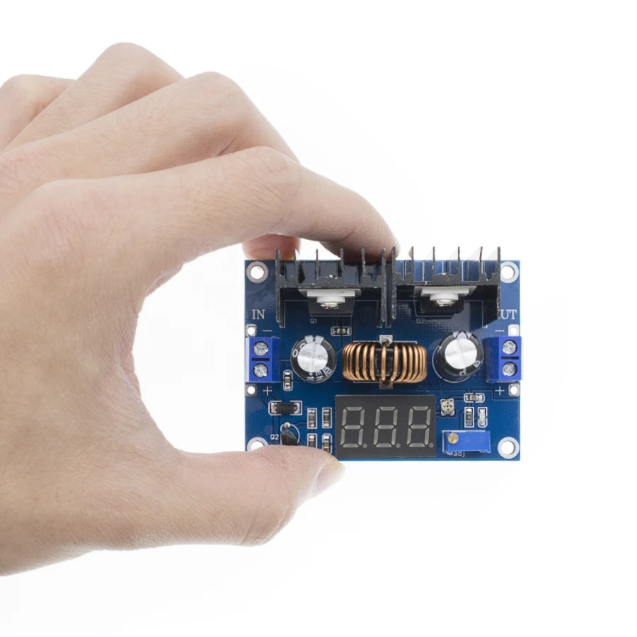 LED Voltmeter PWM Adjustable 4-36V To 1.25-36V Step-Down Board Module ...
