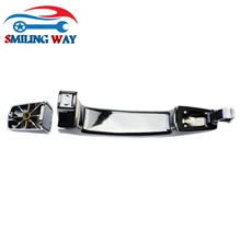 Chrome Front Rear Left Right Outer Outside Exterior Door Handle ...