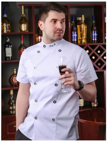 Chef Uniform Wholesale Embroidery Custom Print Logo Shirt Restaurant ...