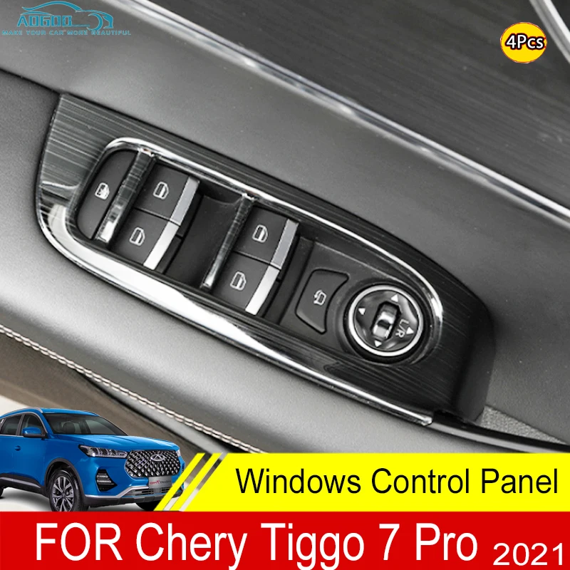For-Chery-Tiggo-7-Pro-2021-2020-Car-Window-Switch-Cover-Control-Panel ...