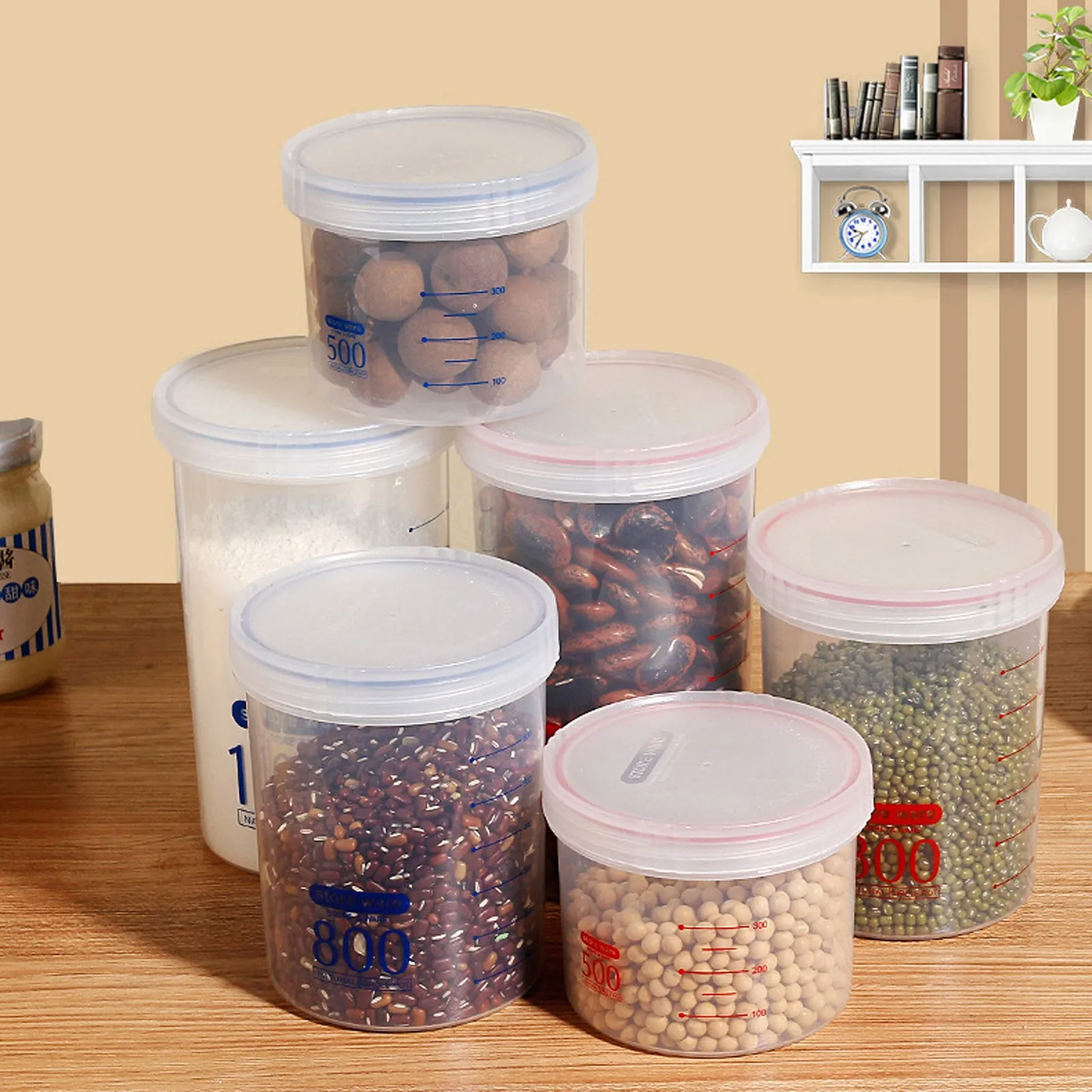 Kotak Penyimpanan Makanan Multi kapasitas Tangki Penyimpanan Susu Bubuk ...