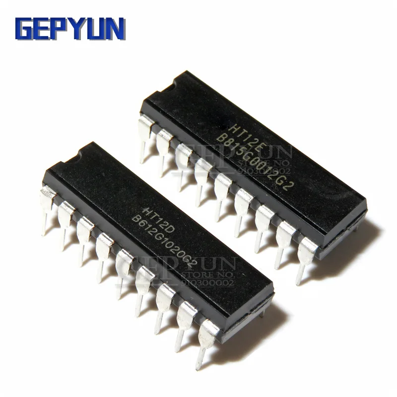 5Pair 5PCS HT12D and 5PCS HT12E DIP20 HT 12D+HT 12E|Integrated Circuits ...