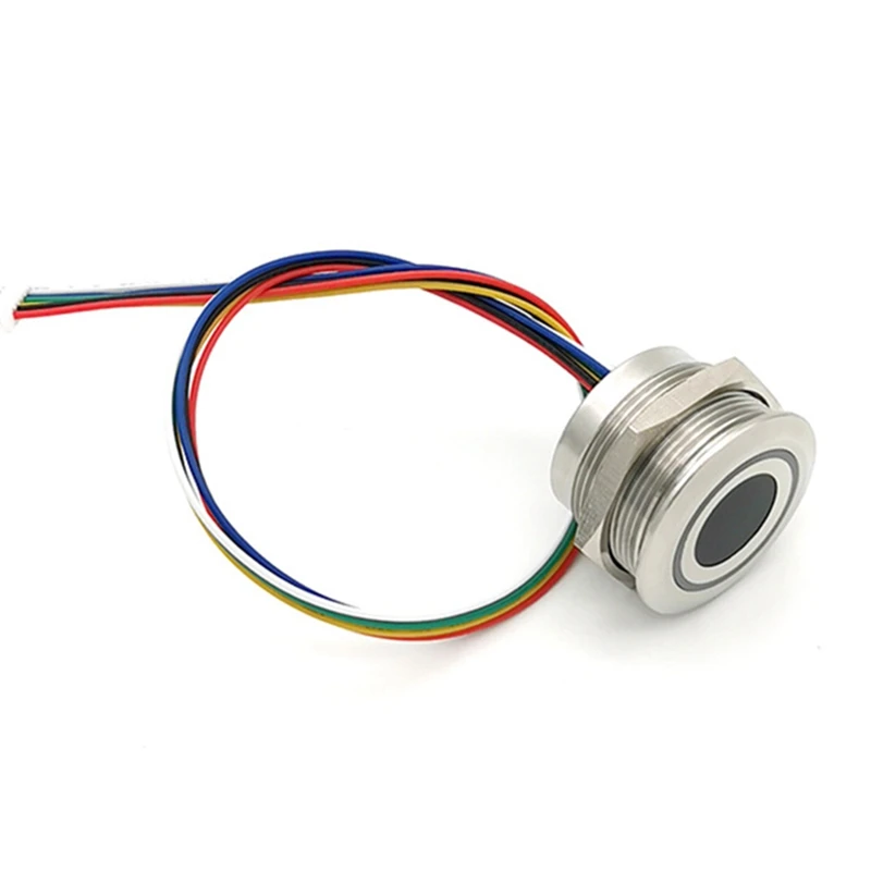 Fingerprint Identification Module,R503-S Circular Capacitive Built-in ...