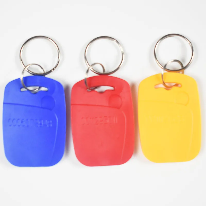 100pcs/lot Rfid Key Fobs 125khz Proximity Abs Key Tags Rfid Access ...