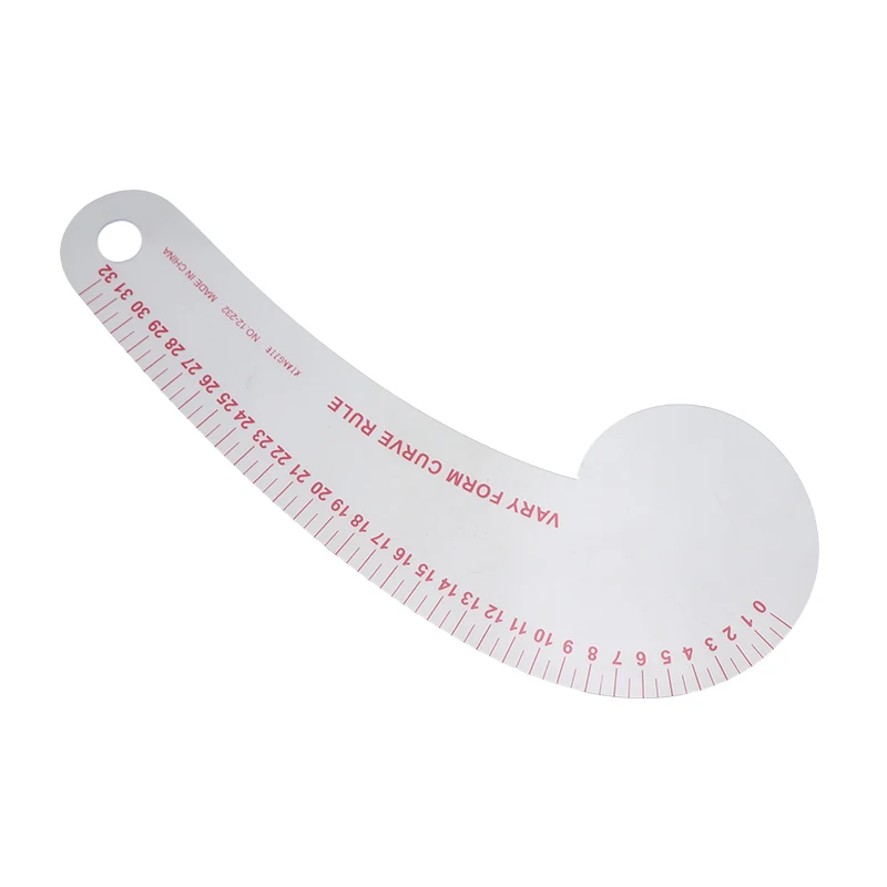 32cm12-232 French Metric Ruler Plastic Curve Long Comma Shaped ...