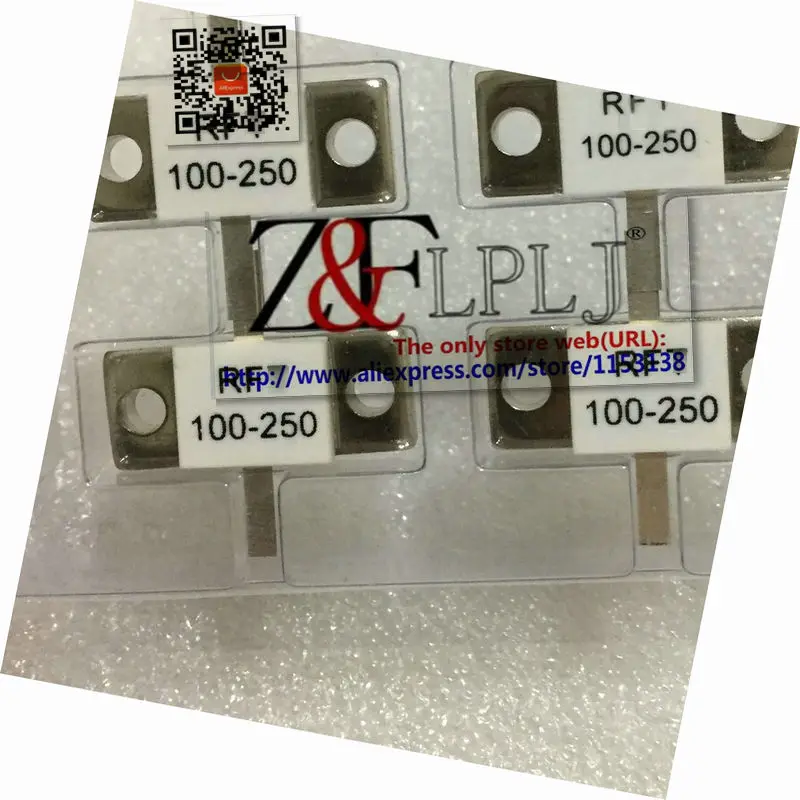 250 Watts 100 Ohms / 250W 100R RF resistor RFT 250 100 Flange mounting ...