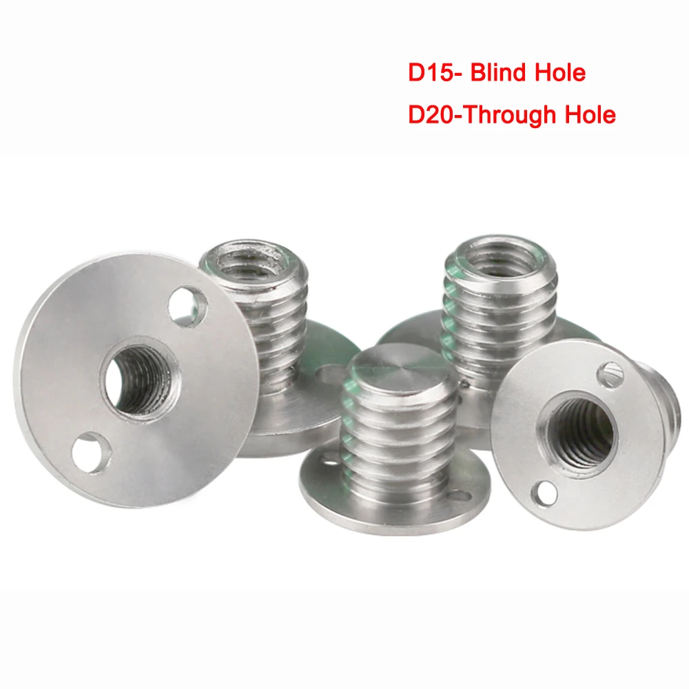 Stainless Steel Tripod Conversion Screw Through Hole/Blind Hole 1/4 ...