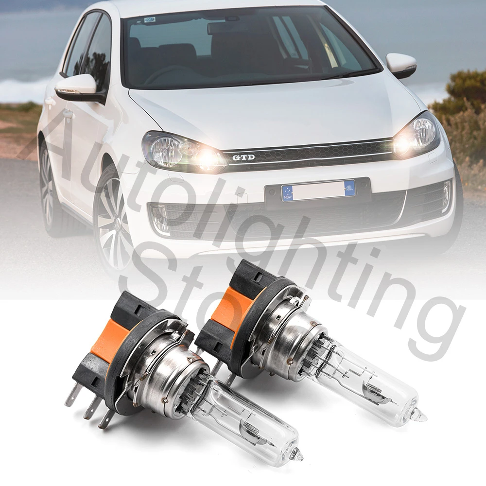 2x H15 Halogen Lamp For Volkswagen Vw Golf/gti 15/55w 12v Headlight ...