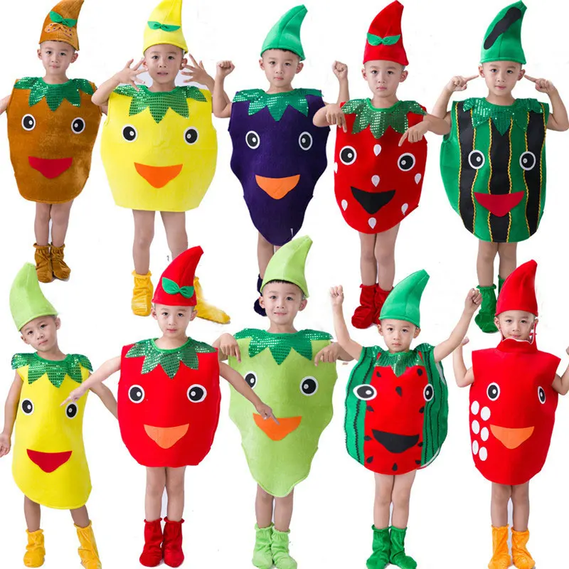 Umorden Children Kids Halloween Party Children's Day Cartoon Fruit Vegetable Costume Cosplay ...