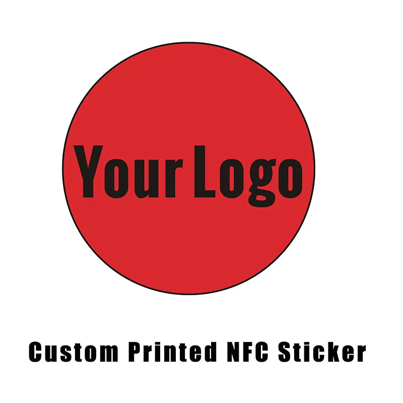 Custom Printed NFC NTAG213 Sticker Label 13.56MHz 14443A protocol NFC ...