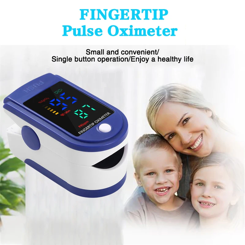 Digital Finger Pulse Oximeter Portable Professional Oximeter OLED Blood ...
