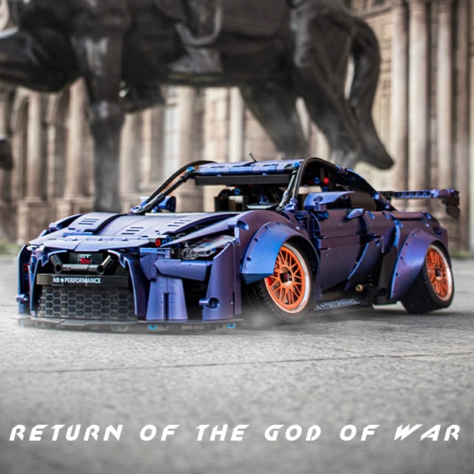 2021 KBOX 10221 Hypercar GTR 슈퍼 레이싱 카 10295 하이테크 모델 빌딩 블록 장난감 생일 어린이 소년 ...