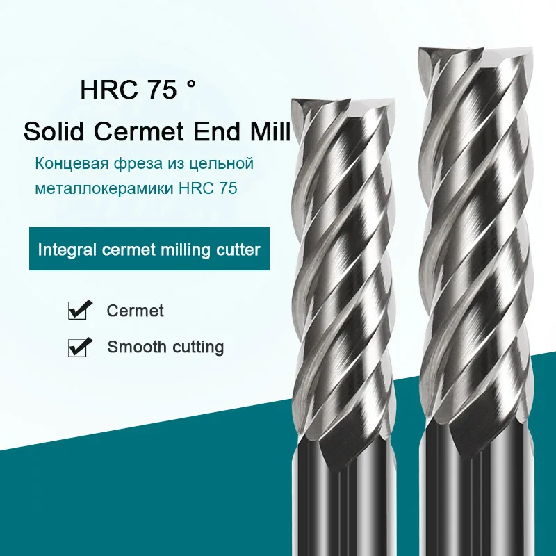 HRC-75-Solid-Cermet-End-Mill-for-Stainless-Steel-Iron-High-hardness ...