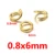 Aiovlo 100pcs/lot Gold Stainless Steel Open Jump Rings Direct 4/5/6mm ...