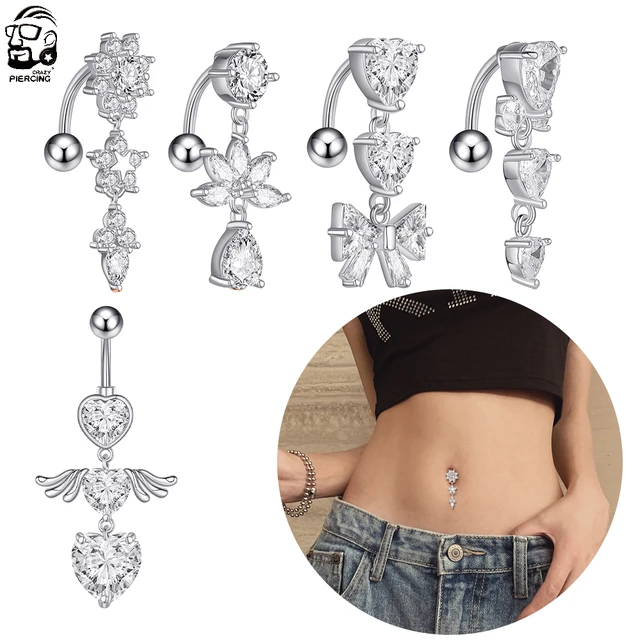 Top Belly Button Piercing Dangle