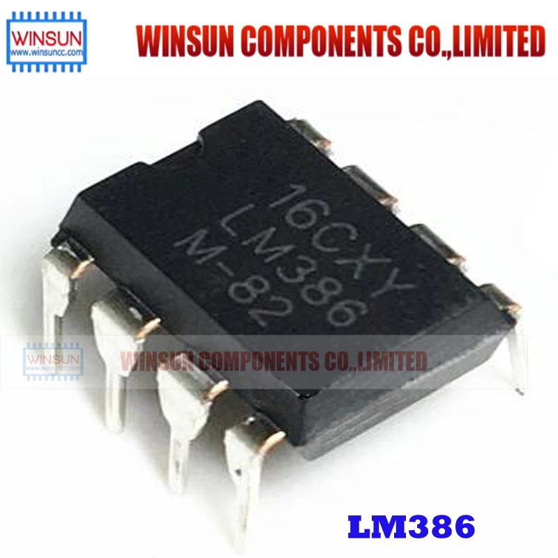 100 unids/lote LM386 DIP8 LM386N 1 LM386N nuevo|Conectores| - AliExpress