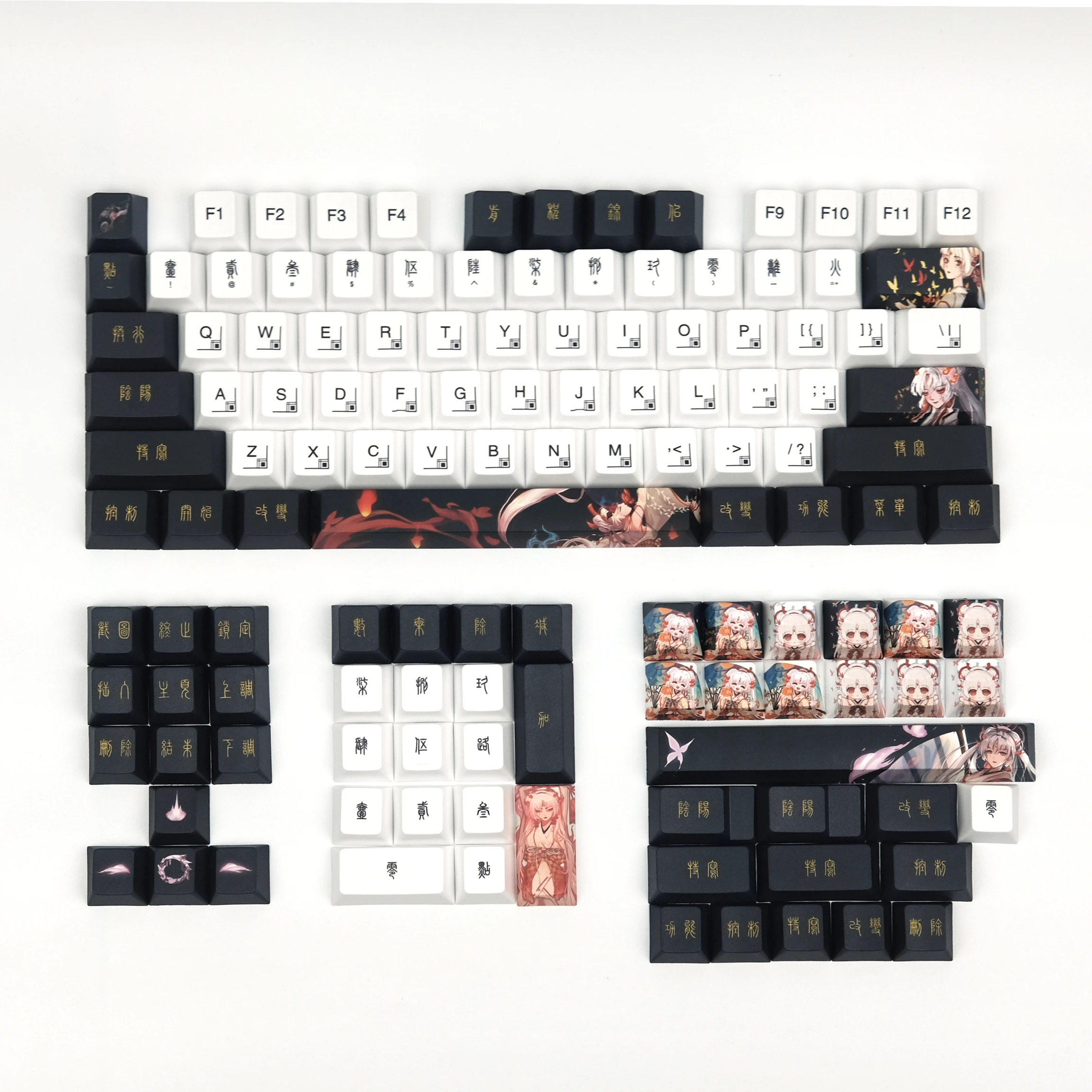 Mai Shiranui Keycaps Pbt Keycap Dye Sublimation Mechanical Keyboard ...