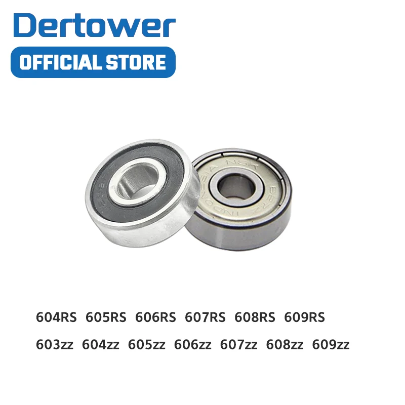 Rodamientos de bolas sellados de acero de ranura profunda, 10 unids/set ...