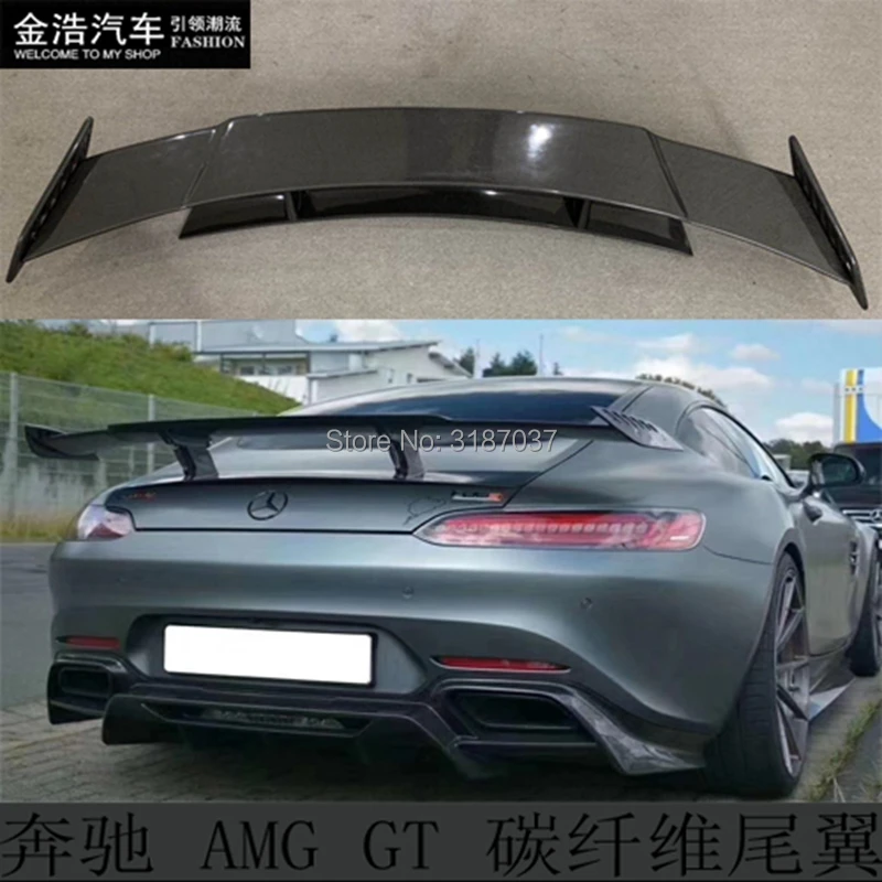 For Mercedes Benz AMG GT AMG GTS GTR Carbon Fiber rear boot Wing ...