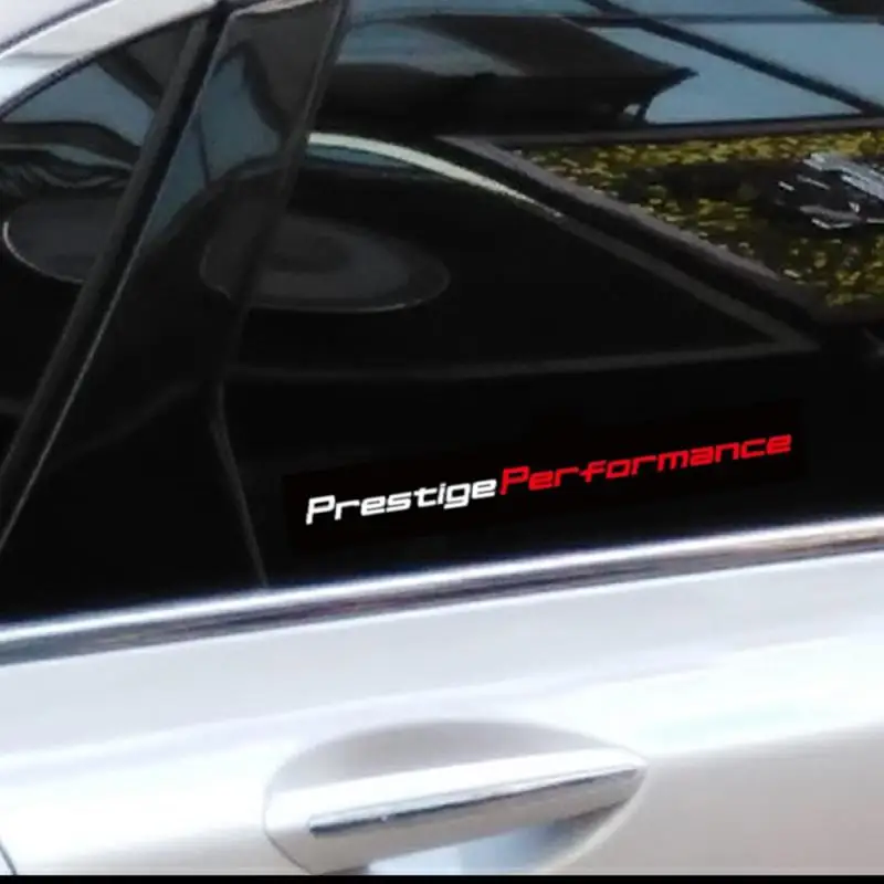 55 X 5cm Red/white Prestige Performance Graphic Front Windshield Decor ...