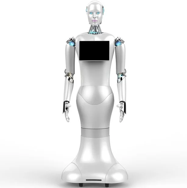 Intelligent Service Robot Smart Humanoid Robot Hotel Welcome Service ...