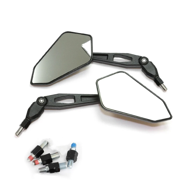 Artudatech Side Mirrors Pair M8 M10 Universal Custom Motorcycle ...