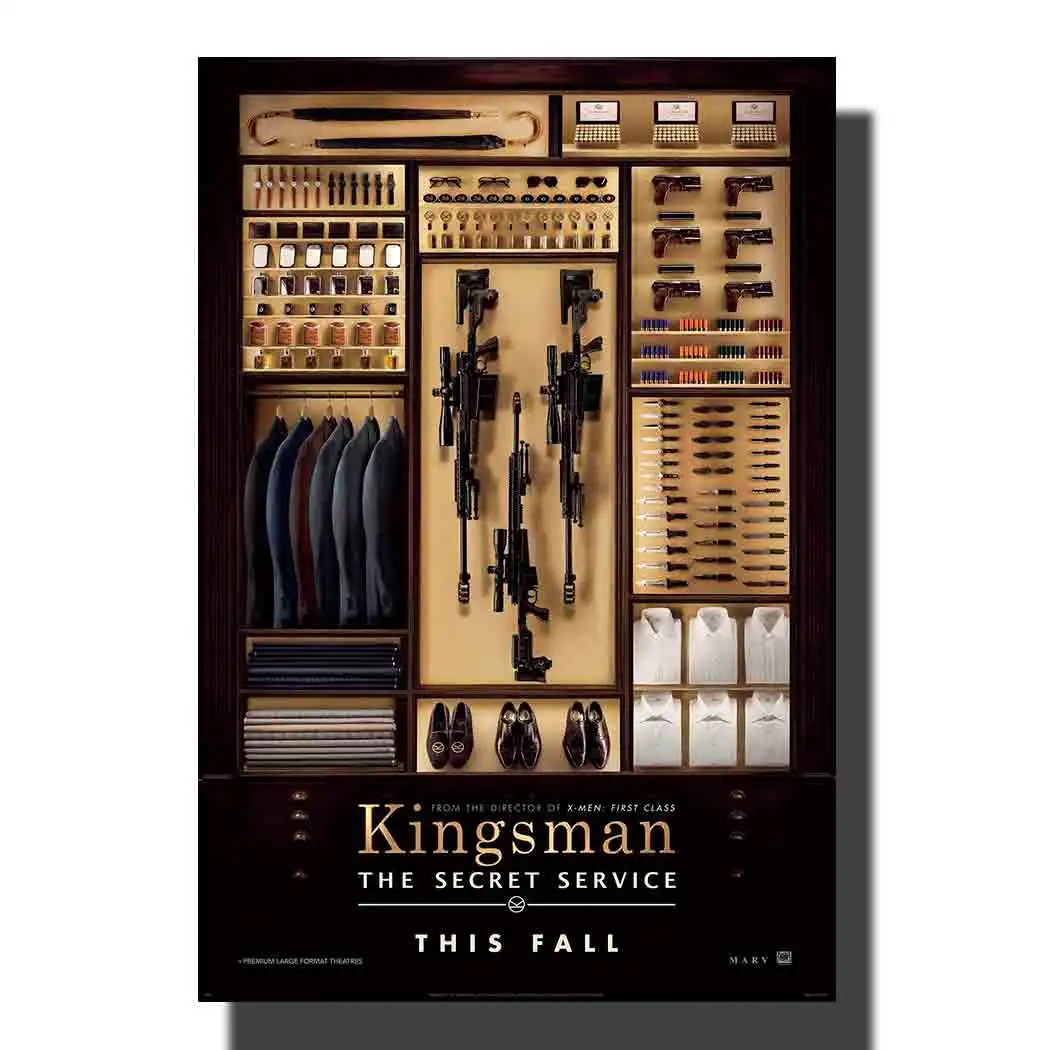 Art Poster Print Kingsman The Secret Service Movie Film Home Wall Decor ...